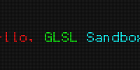 GLSL Sandbox Gallery